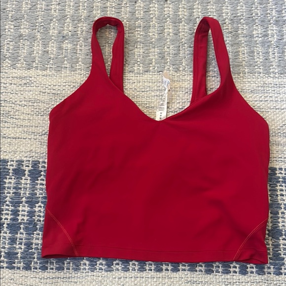 lululemon athletica | Tops | Lululemon Red Align Tank | Poshmark